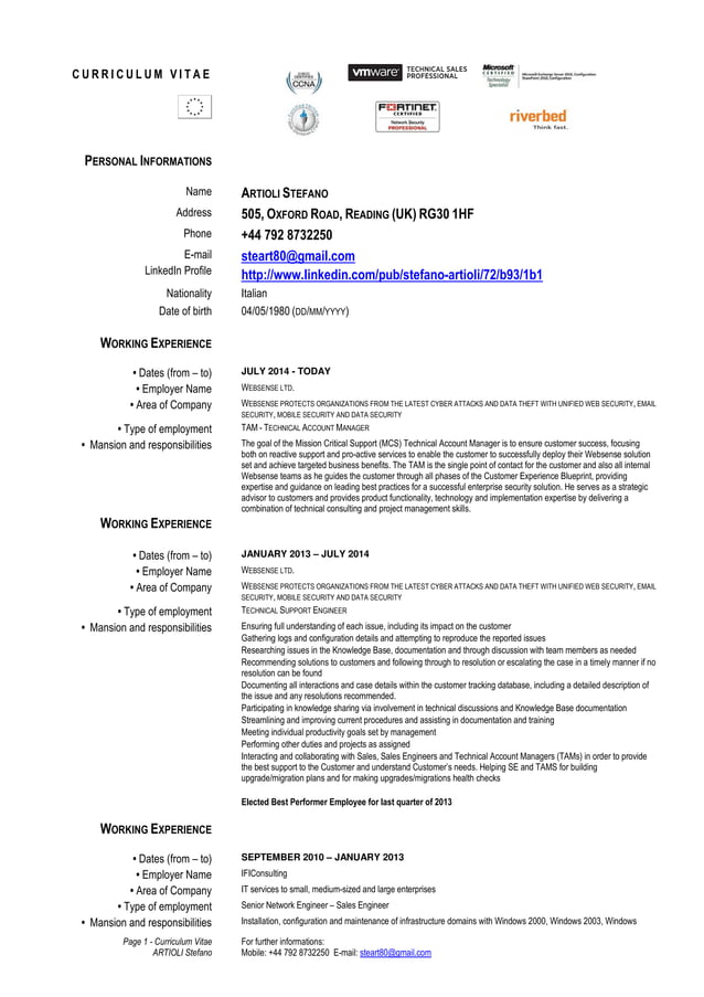 Stefano_Artioli_CV_UK_Rev4 | PDF