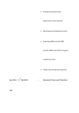 CURRICULUM VITAE Alex Onserio drivermechanic | DOC