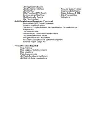 Jennifer Coggins-Kraus JDE Maint & Support Financial 2016 | DOC