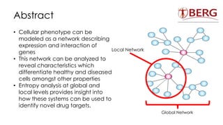 Differential Network Entropy Reveals Cancer System Hallmarks | PPT