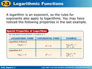 Introduction to logarithm 10th gradersss | PPT