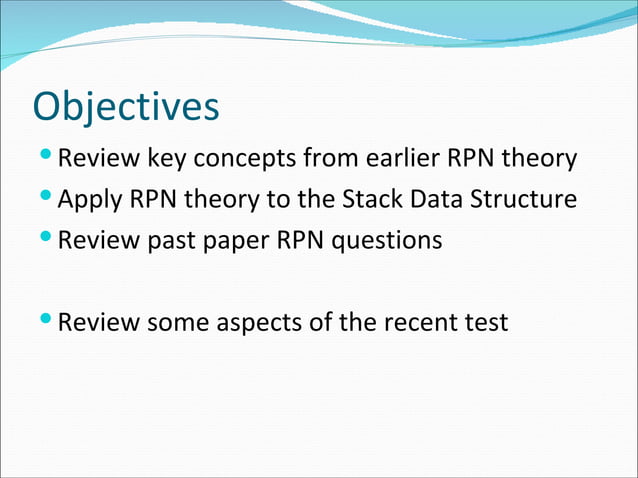 A2 Computing Reverse Polish Notation Part 2 | PPT