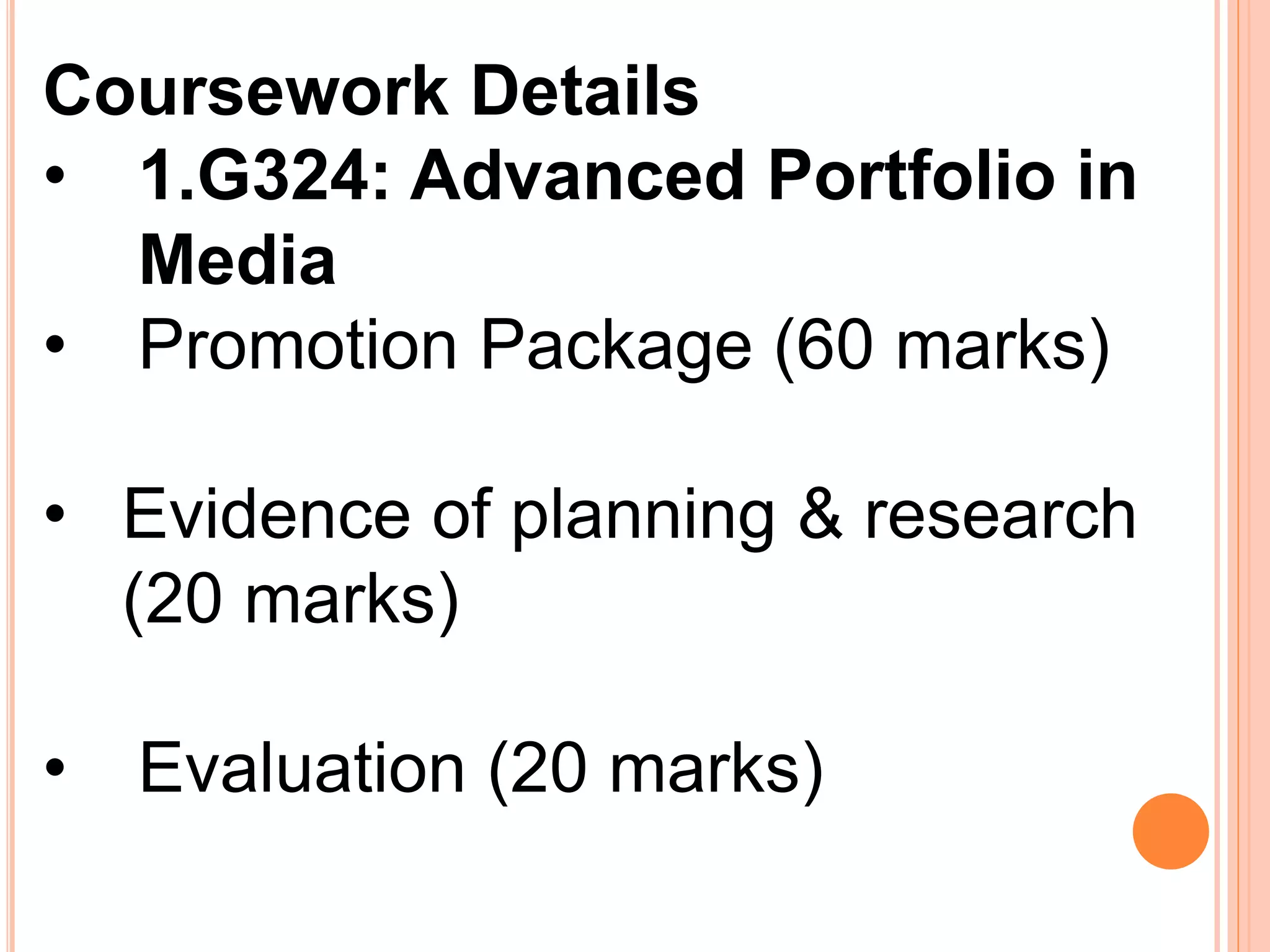 A2 coursework | PPTX