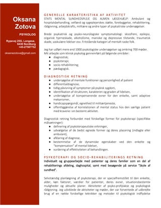 RESUME DE FAGLIGE OPGAVER | PDF