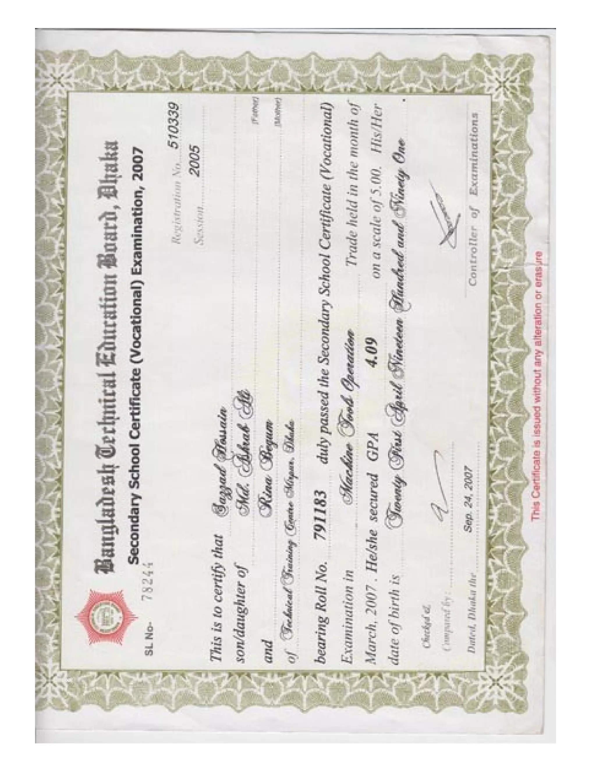 Resume of Sazzad hossain | PDF