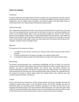 Report 1 Media Monitoring | PDF