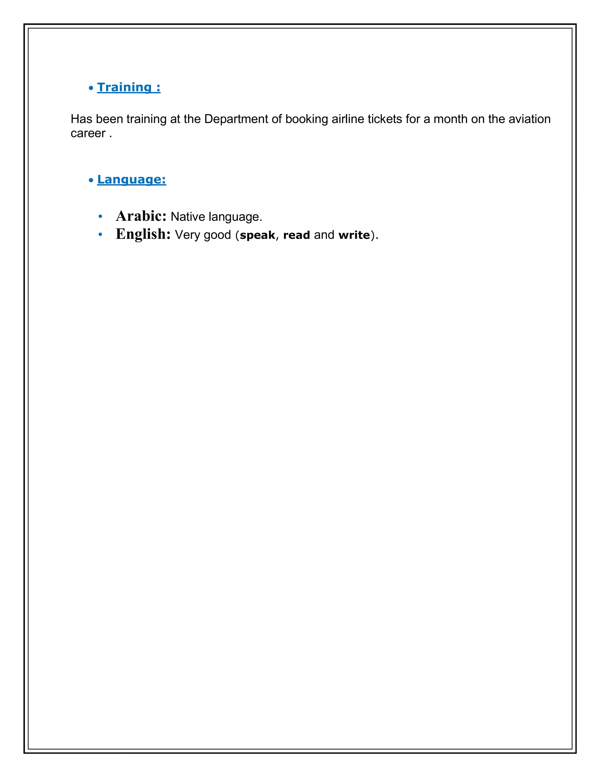 curriculum vitae Wafaa Mohamed | PDF