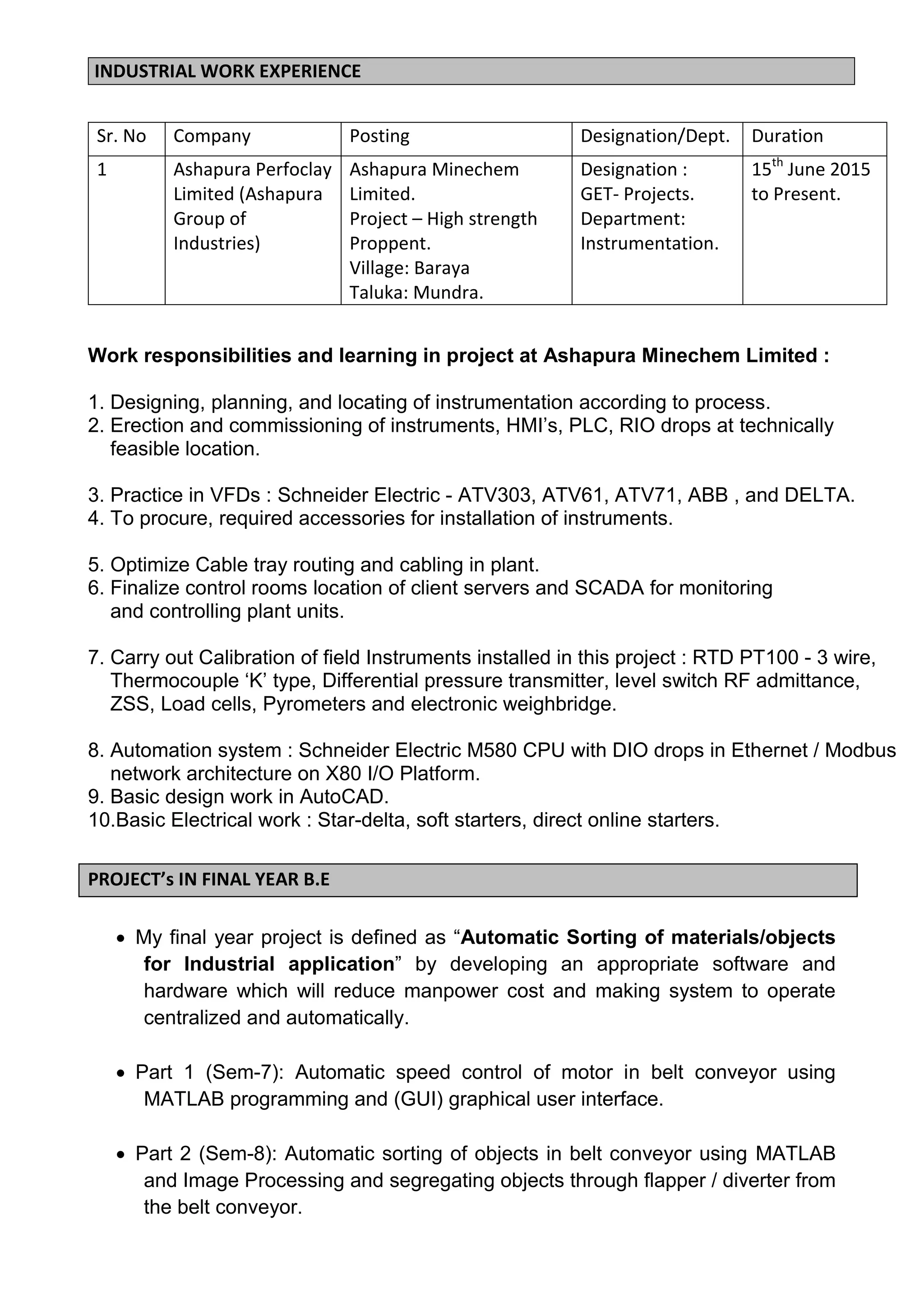 2016resume | PDF | Business | Business and Finance