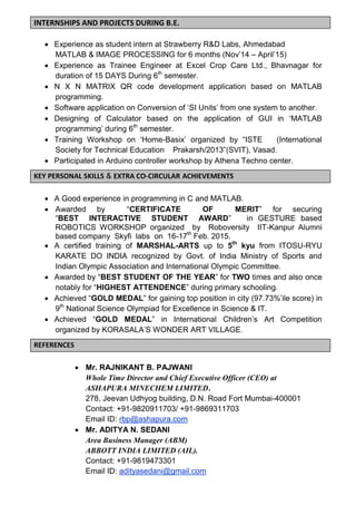 2016resume | PDF | Business | Business and Finance