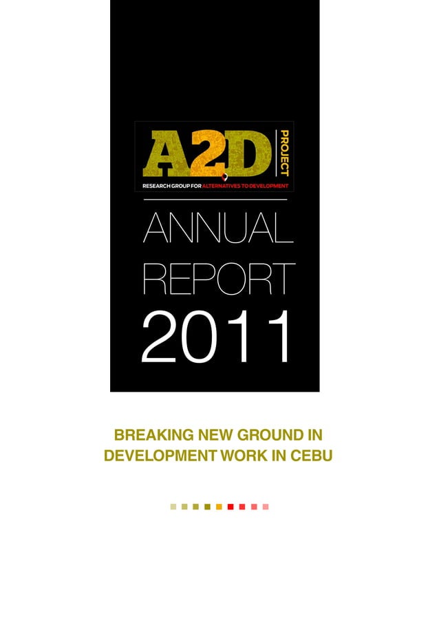 A2D Project Annual Report 2011 | PDF