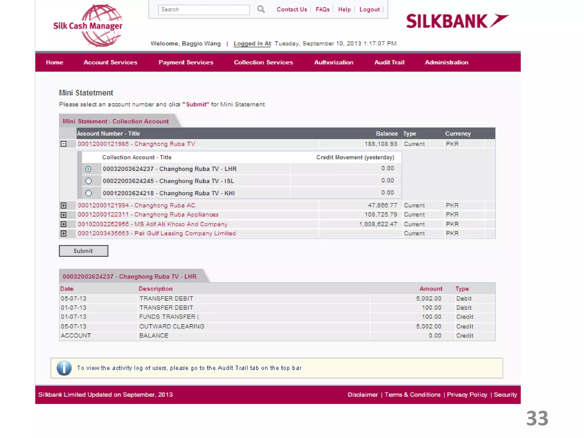 Silk Cash Manager Features | PPT