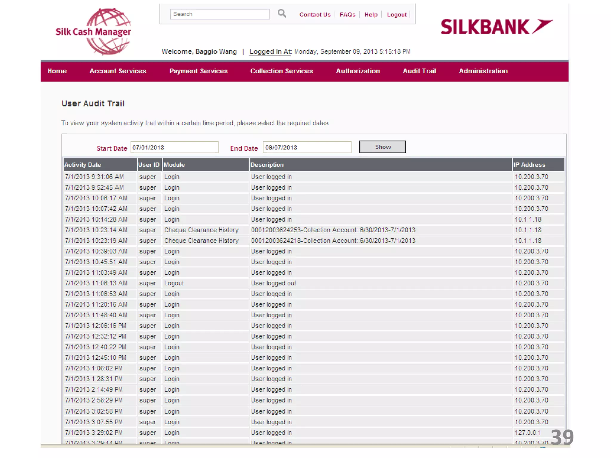 Silk Cash Manager Features | PPT