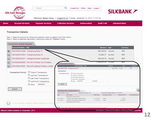 Silk Cash Manager Features | PPTX