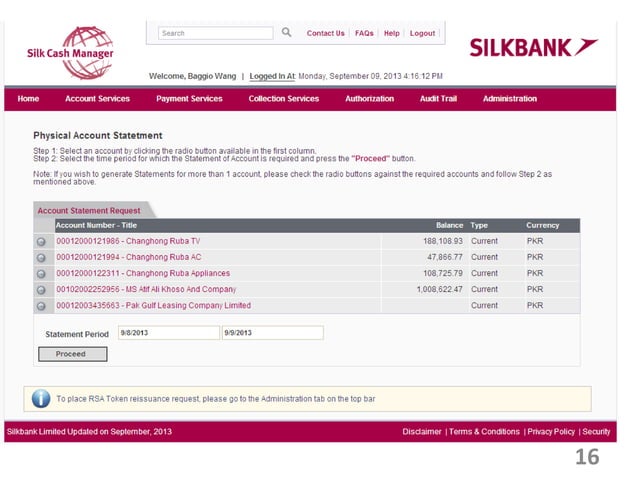 Silk Cash Manager Features | PPT