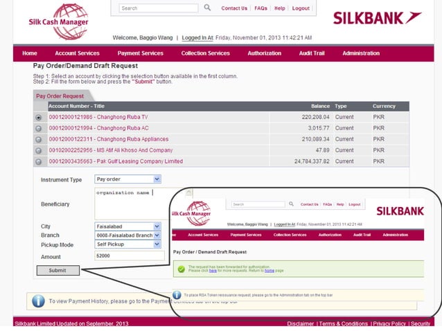 Silk Cash Manager Features | PPT