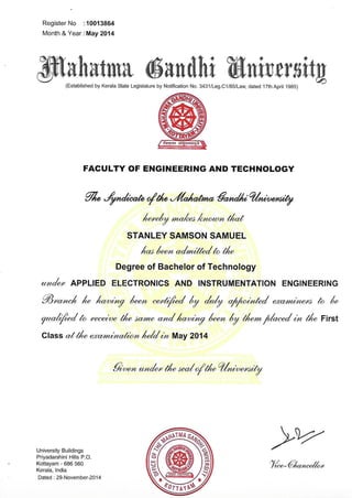 degree nd exp docs | PDF