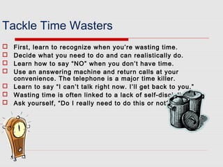 Time Management at workplace PPT | PPT