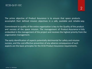 ECSS-Q-ST-10C Supplier vs PA Manager Responsibilities_formatted | PDF ...