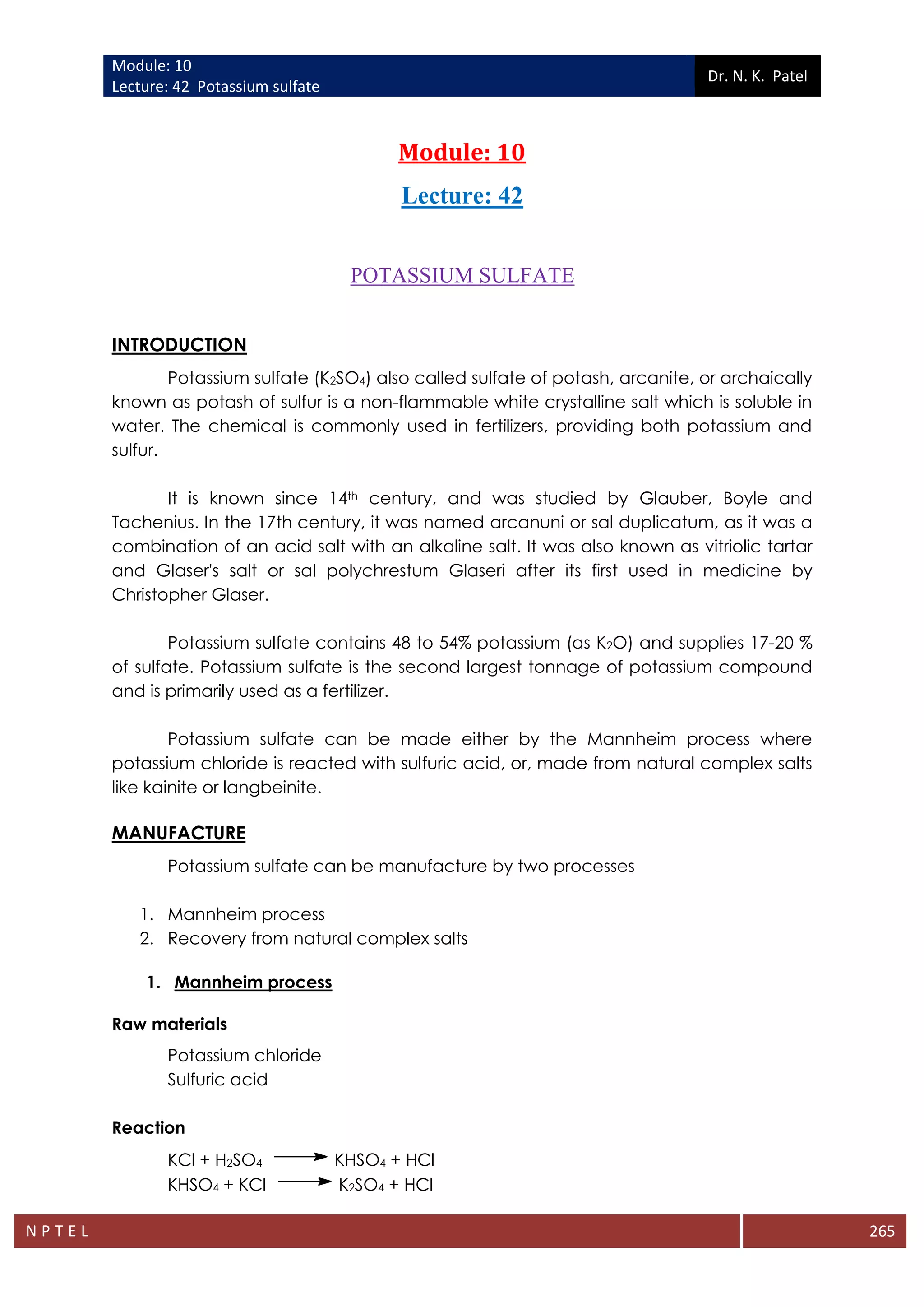 Lecture 42 | PDF