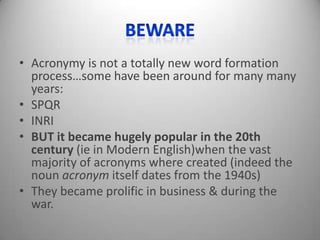 A2 english language word formation processes | PPTX