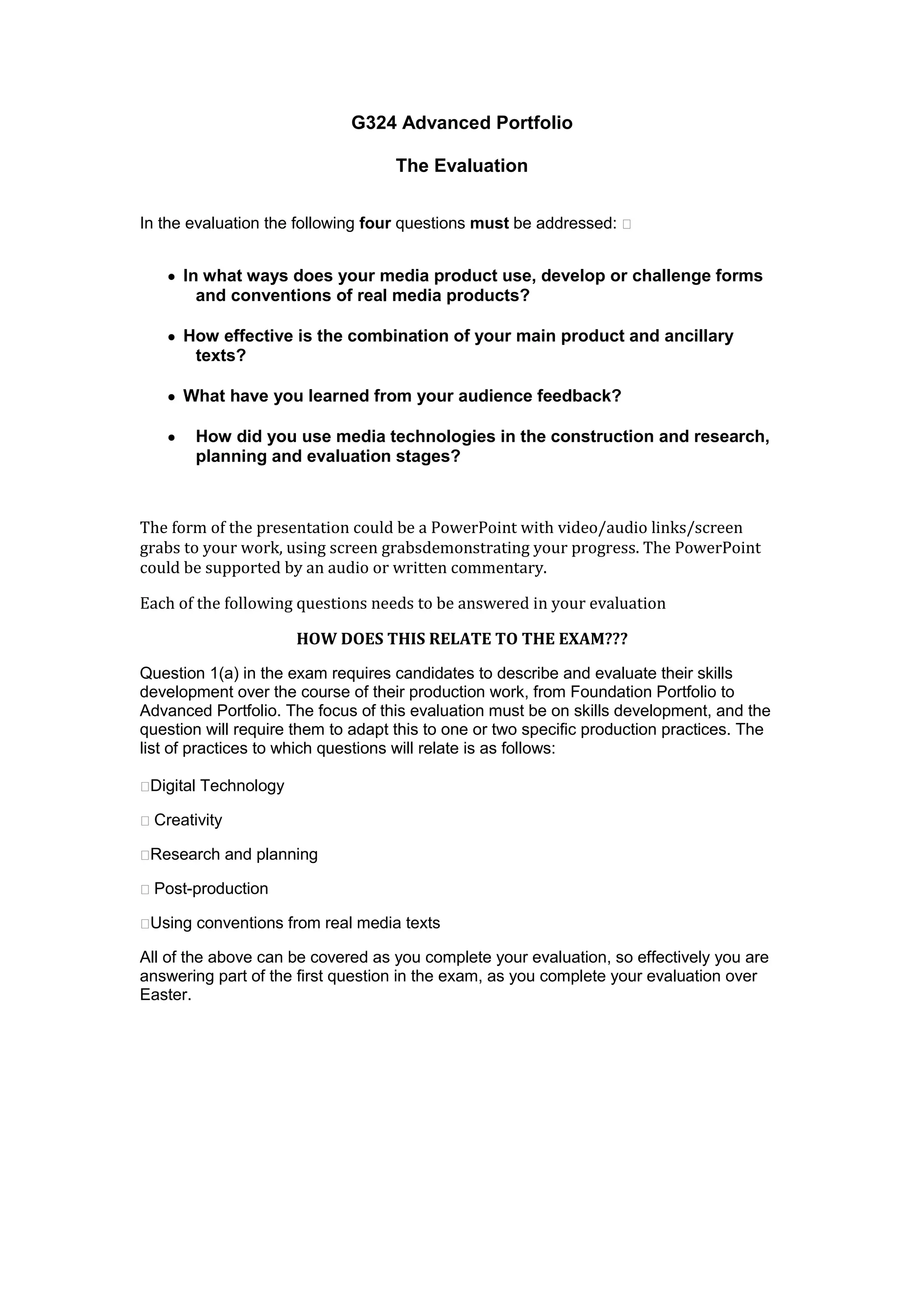 A2 evaluation | DOCX