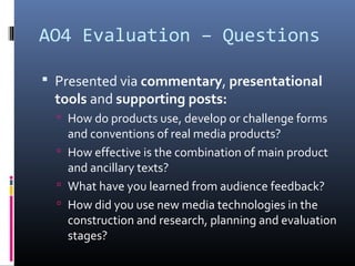 A2 evaluation 2017 | PPT