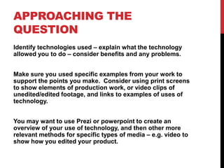 A2 evaluation 4 technology | PPTX