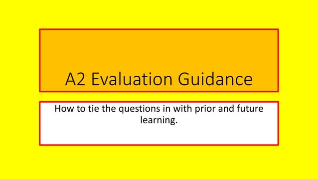 G324 Evaluation Guidance | PPT