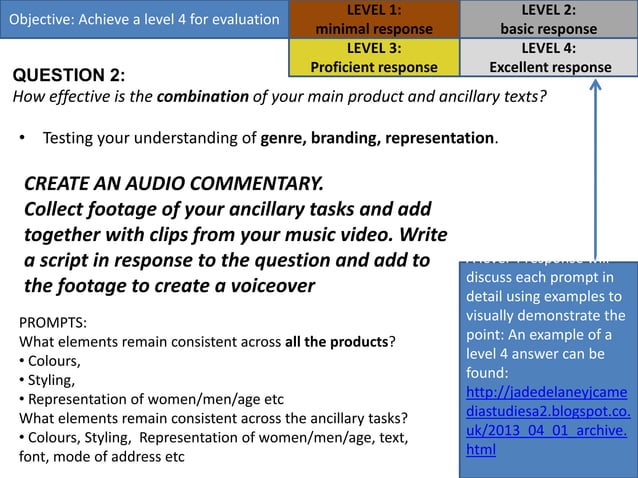 A2 evaluation tasks | PPTX