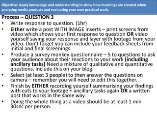 A2 evaluation tasks | PPTX