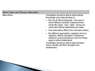 A2 Ethics exam | PPT