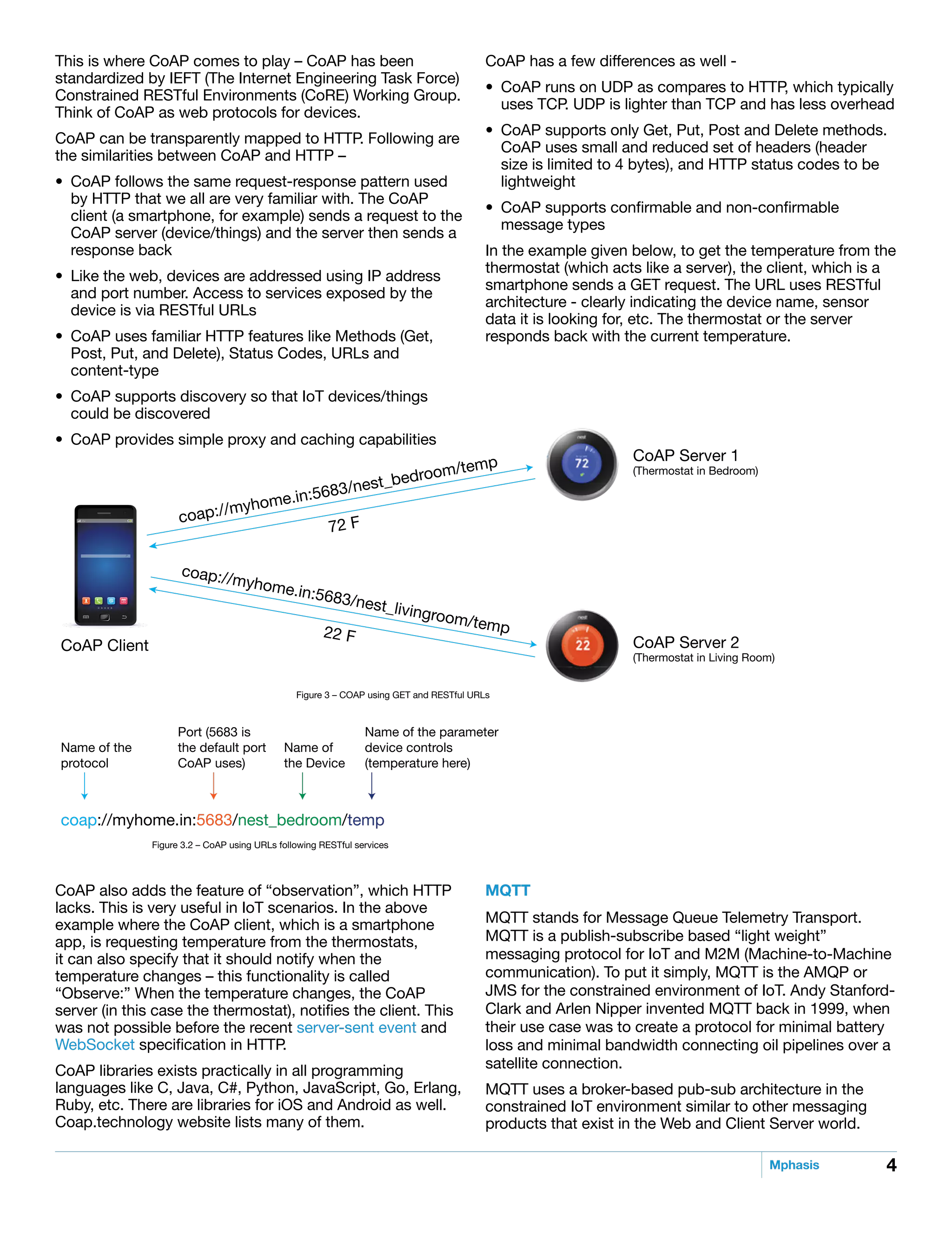 Mphasis Digital POV - Emerging Open Standard Protocol stack for IoT | PDF