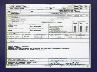 Honorable Discharge and Form DD - 214 | PPT