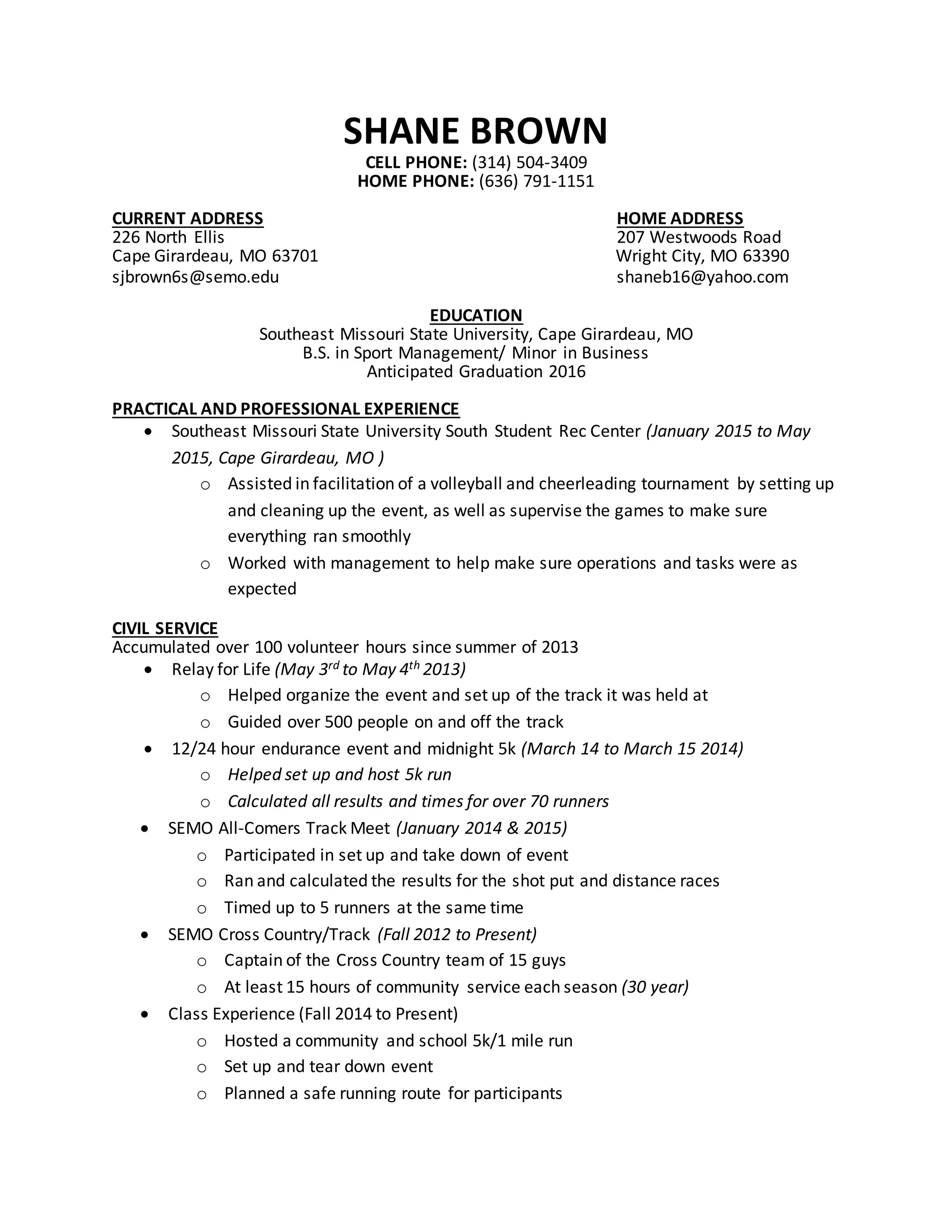 SHANE BROWN resume (2) | DOCX