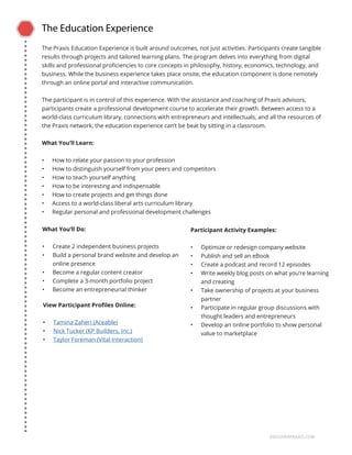 Praxis Program Overview | PDF | College Planning | College Education