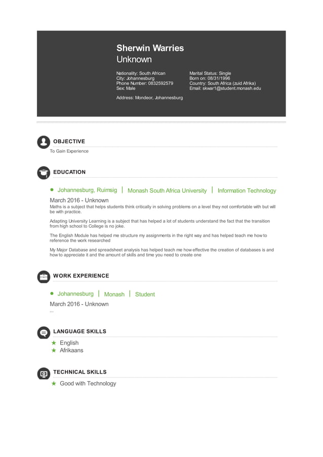 CurriculumVitae | PDF