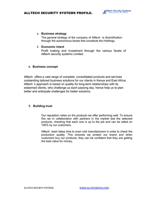 alltech profile | PDF