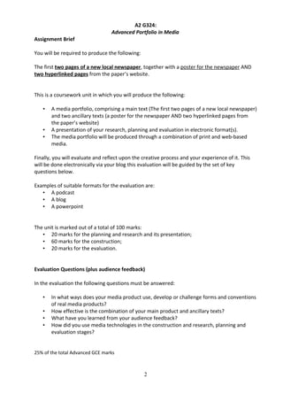 A2 G324 course booklet | DOC