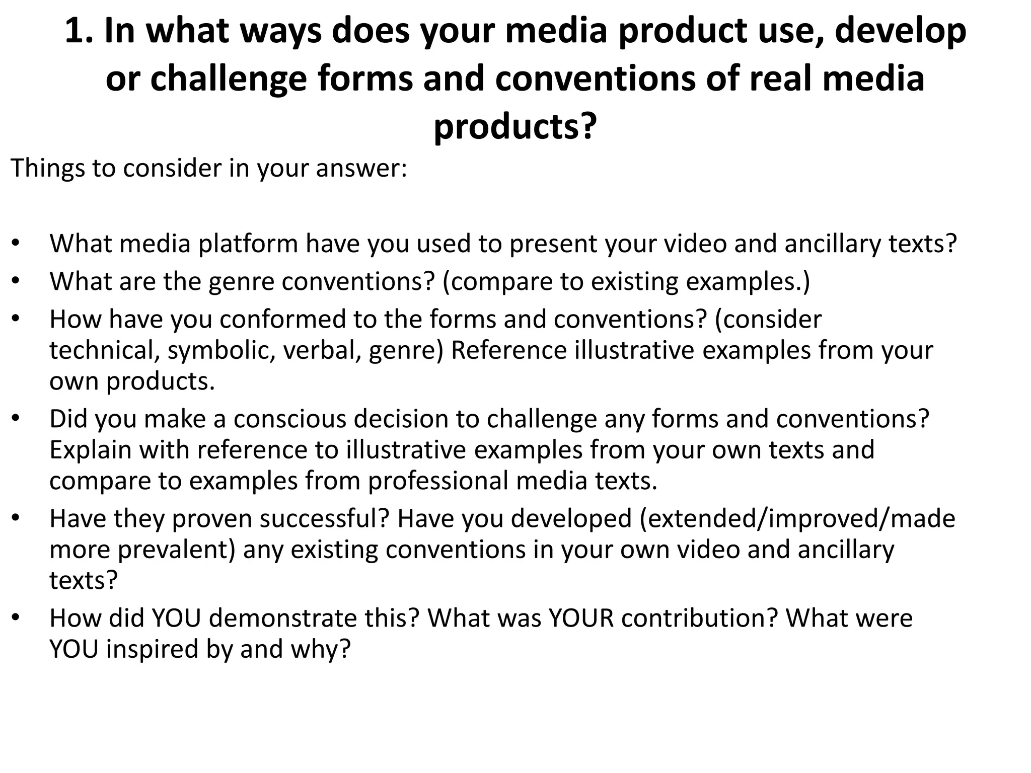 A2 g324 evaluation questions | PPTX | Educational Assessment | Education