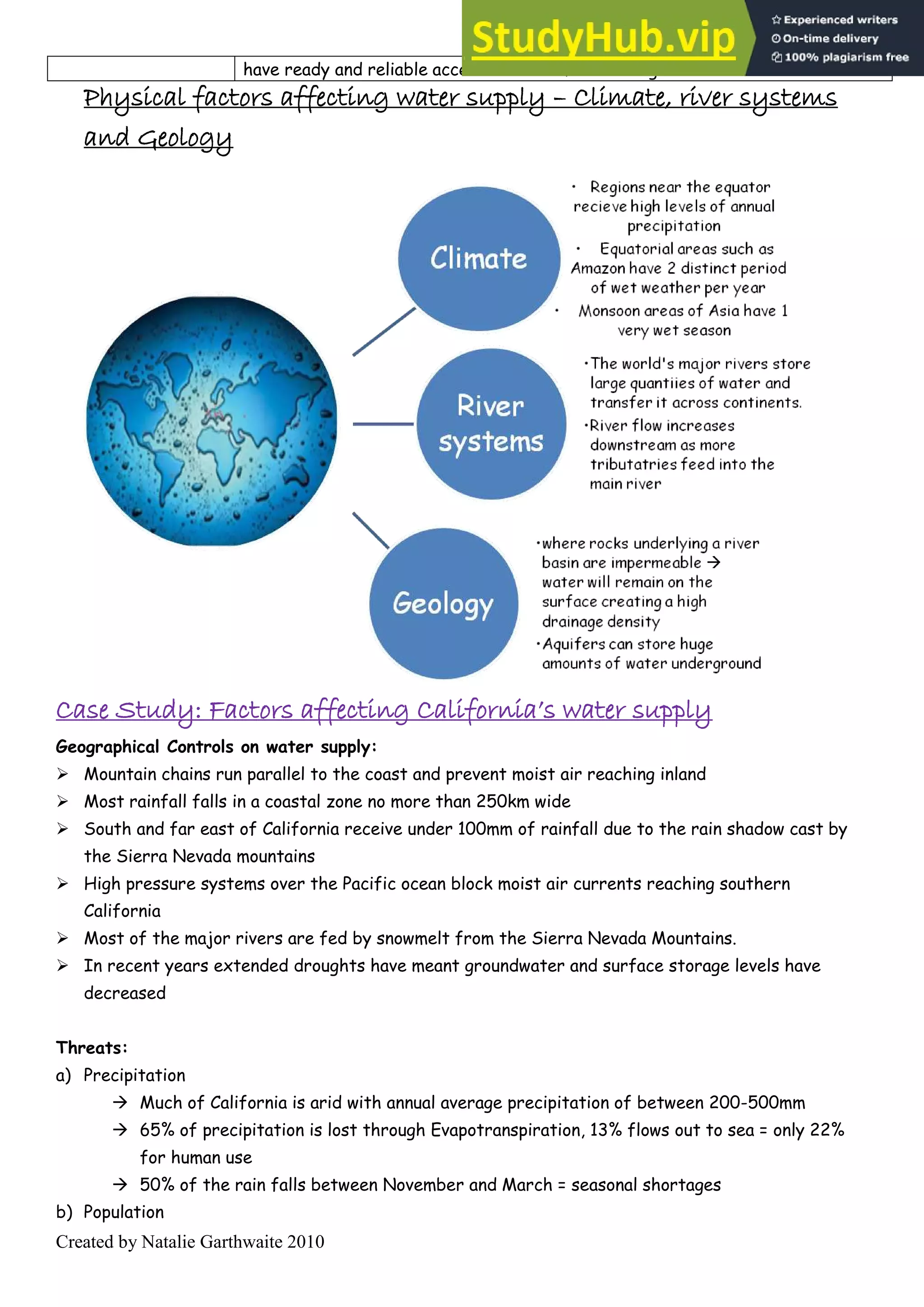 A2 GEOGRAPHY REVISION GUIDE EDEXCEL | PDF | Power and Energy Industry ...