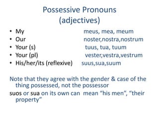 A2 grammar & language pronouns | PPTX