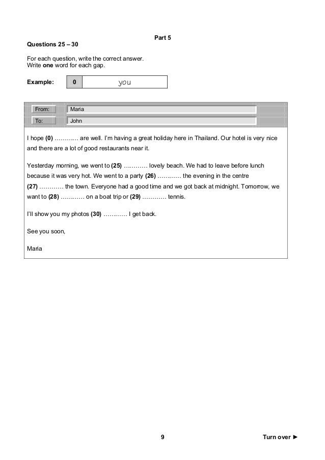 A2 Key 2020 sample tests Reading and Writing - question paper.pdf