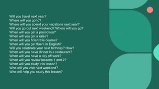 A2 Lesson 23 - Future forms.pptx