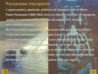Parzanese bicentenario Don Pietro Paolo Parzanese | PPT