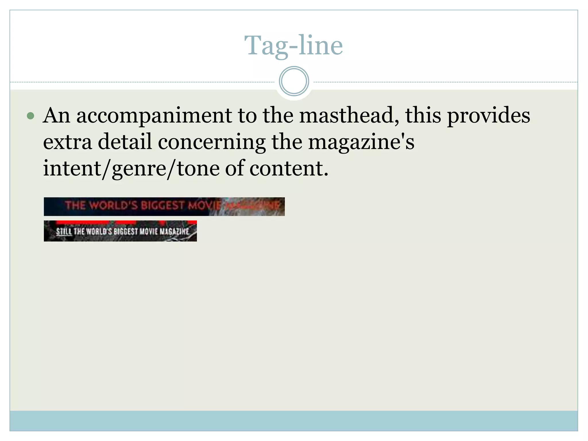 A2 Magazine Front Cover Conventions | PPT