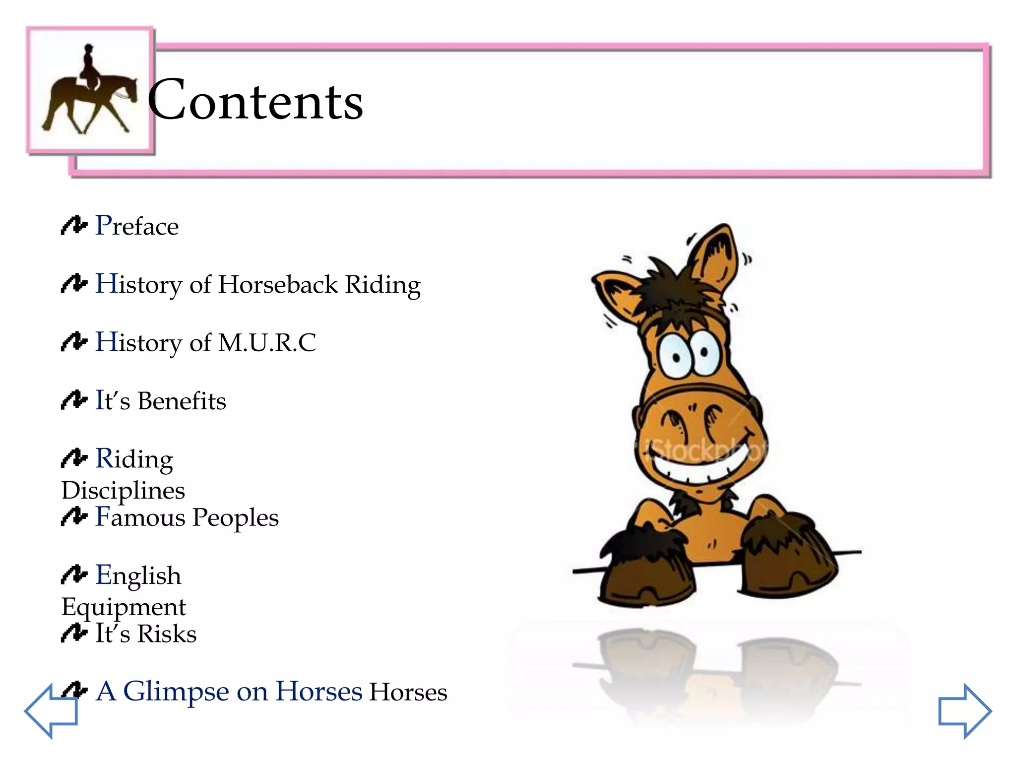 Equestrainism: Horse Riding | PPTX