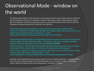 A2 Media - Documentary Mode - Research, Planning and Analysis | PPTX ...