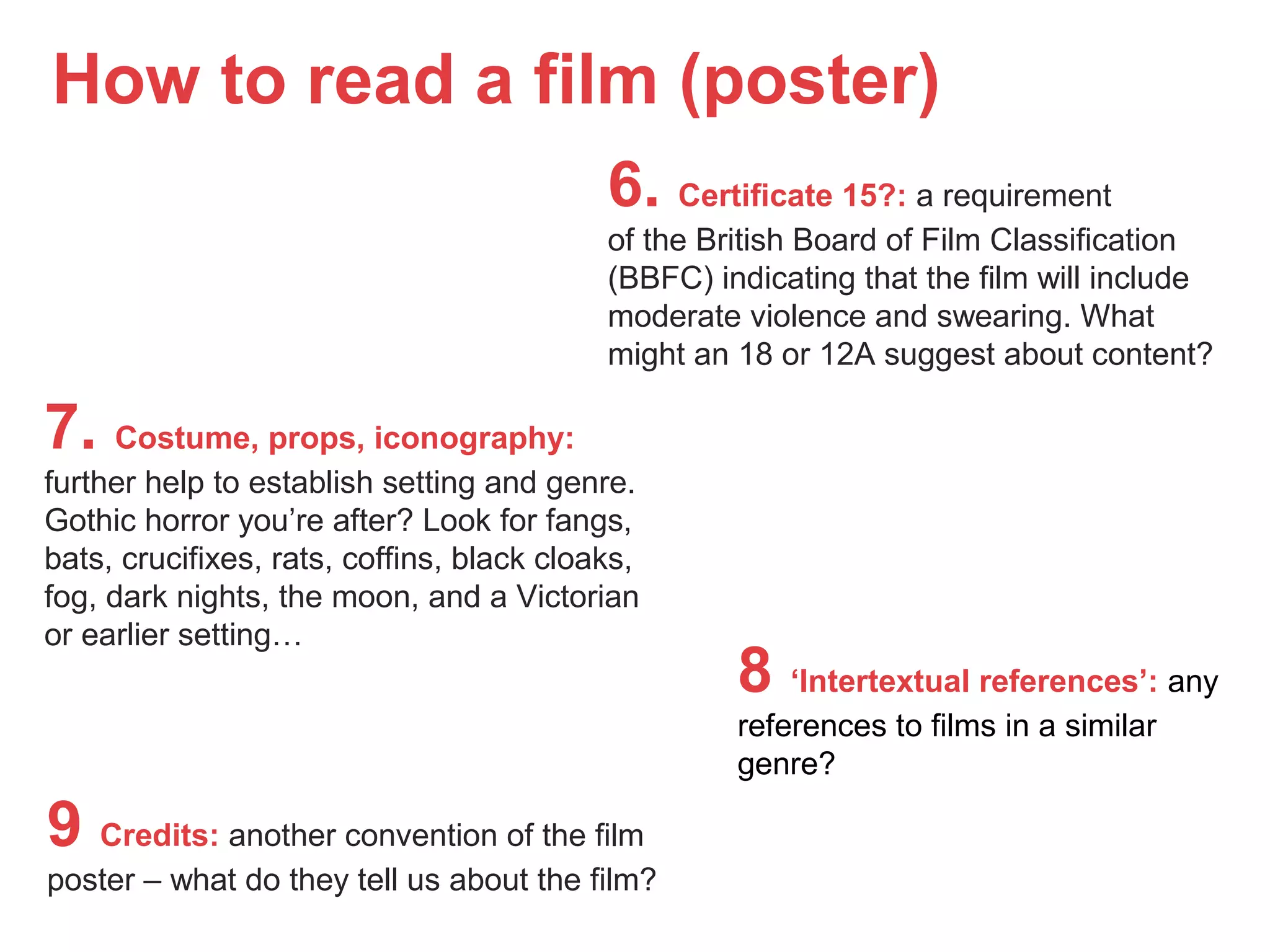 A2 media film poster analysis | PPT