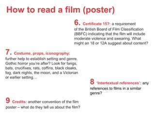 A2 media film poster analysis | PPT