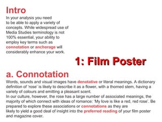 A2 media film poster analysis | PPT